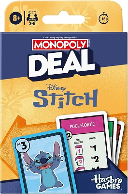 Monopoly Deal: Disney Stitch Edition | Bargain Buys For Busy Mums ...